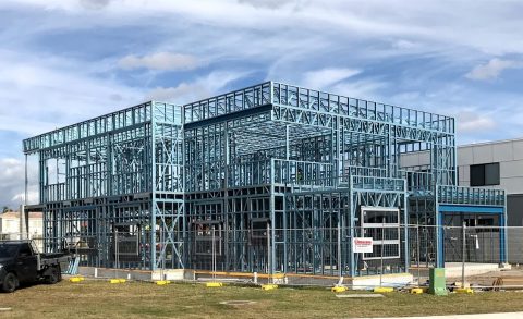 Steel House Wall Framing & Roof Trusses | Ultimate Steel Framing | Gold ...