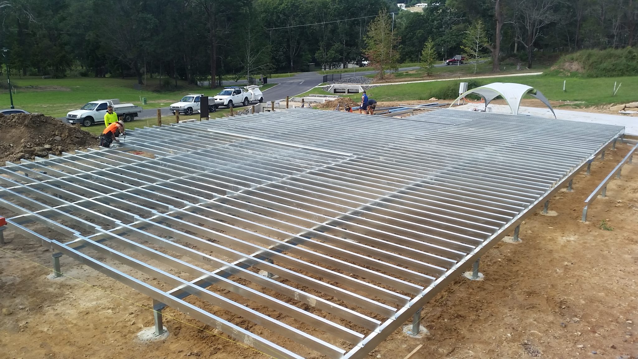 House & Portal Frame shed Combination | Ultimate Steel Framing | Gold ...